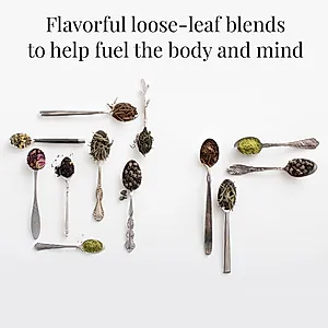 The Republic of Tea Rose Petal Full-Leaf Loose Black Tea, 2.8 Oz Tin | Steeps 50 Cups | Caffeinated