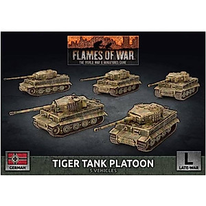 Flames of War: Late War: German: Tiger Heavy Tank Platoon (GBX140)