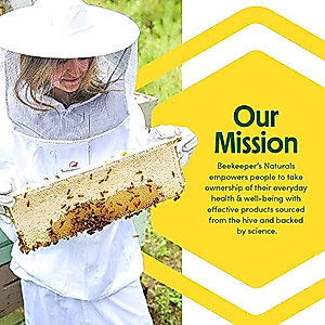 Soothing Honey Cough Drops - Immune Support with Vitamin D, Zinc and Propolis - by Beekeeper's Naturals - Throat Soothing Lozenges, 14 Ct