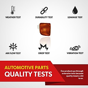 UPPARTS Turn Signal Light For 1998 1999 2000 Toyota Tacoma Base 4WD SR5 - Fits Passenger Side of Toyota Tacoma Parking Lights - Turn Signal Lamp Includes Lens, Housing, Bulb