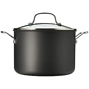 Cuisinart Chef's Classic Nonstick Hard-Anodized 8-Quart Stockpot with Lid,Black