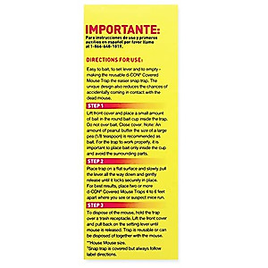 d - CON Ultra Set Covered Snap Trap 1 Ct. (Pack of 5) for Mouse