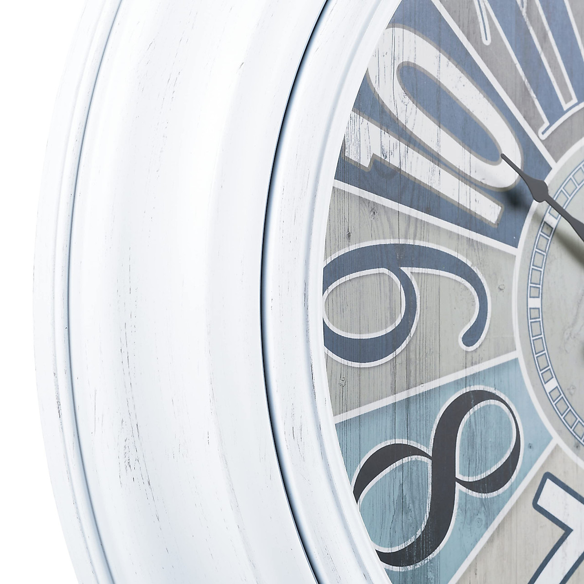 La Crosse Technology 22" Lakeside White Quartz Analog Wall Clock - 404-3056