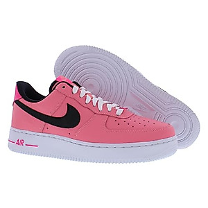 Nike Air Force 1 '07 LV8 Men's Shoes Size-9.5, Pink Gaze/Black-white