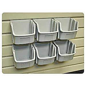 HandiWall Work Center Bundle for Slatwall Panel Tool Organization, Gray