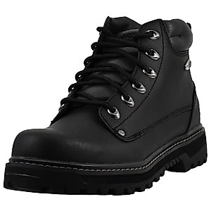 Skechers Men's Pilot Utility Boot,Black,10 M US