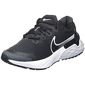 Nike Women's Road Running Shoes, Black White Pure Platinum Dk Smoke Grey, 8.5 US