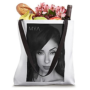 Mya Close Up Black & White Tote Bag