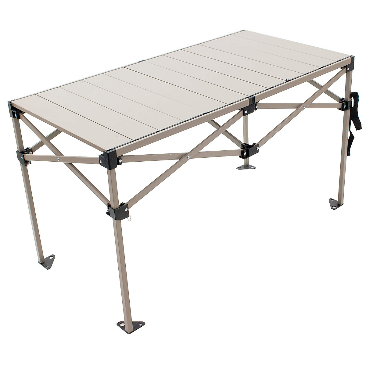 Rio Gear 48" x 25" Outdoor Camping Aluminum Roll Top Table