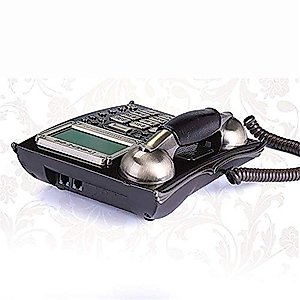 Landline Phone for Home Antique Retro Landline Phones for Home Corded Business Office Hh-end Fixed Telephone Size: 21.4x17.6x8.8cm Creative Retro Telephones