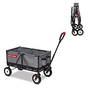 Radio Flyer The Beast EZ Fold Maximum Capacity Heavy-Duty Kid & Cargo Wagon, Collapsible Wagon for Ages 1.5-6 Gray