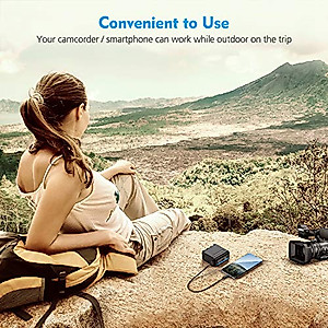 Powerextra Multifunctional Battery Pack with USB Output for Sony NP-F970, NP-F975, NP-F960, NP-F950, NP-F930 Battery