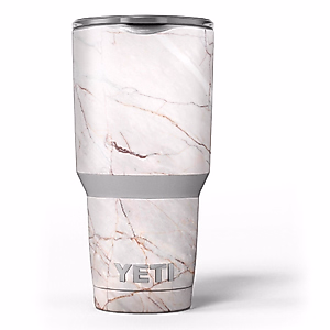 Design Skinz Slate Marble Surface V11 - Skin Decal Vinyl Wrap Kit Compatible with The Yeti Rambler Cooler Tumbler Cups