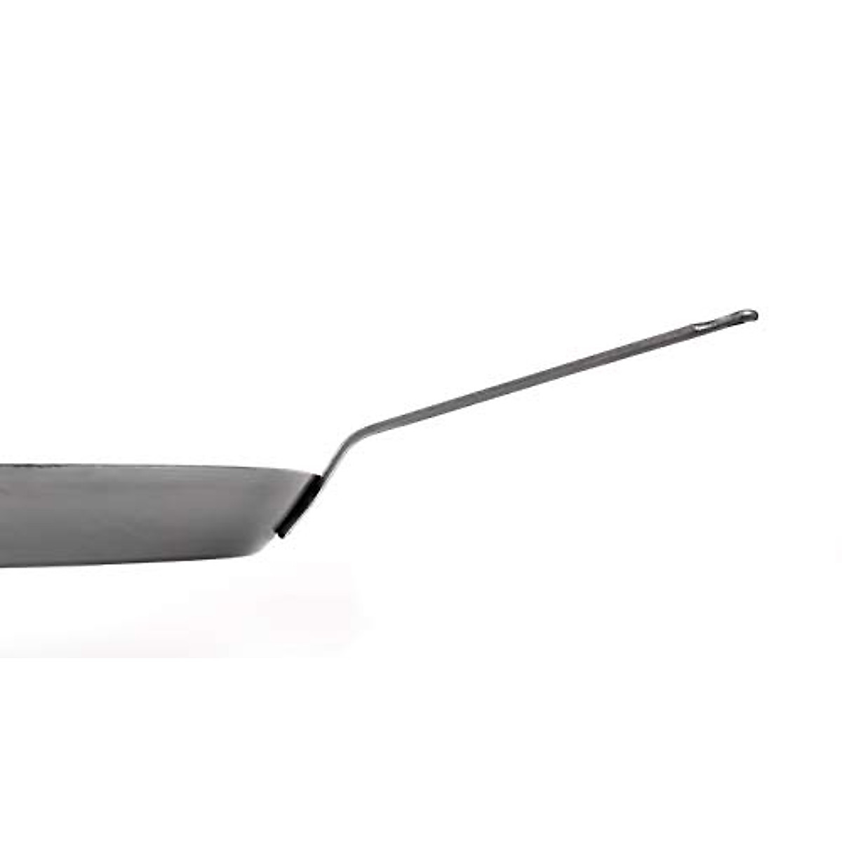 Matfer Bourgeat, Gray 0 Black Steel Round Frying Pan, 10 1/4-Inch