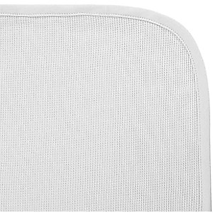 American Baby Company 100% Cotton Thermal Waffle Toddler Cot Blanket, Soft, Breathable & Stretchy, White, 36" x 48" for Boys and Girls, Versatile for Nap Time, Preschool and Travel