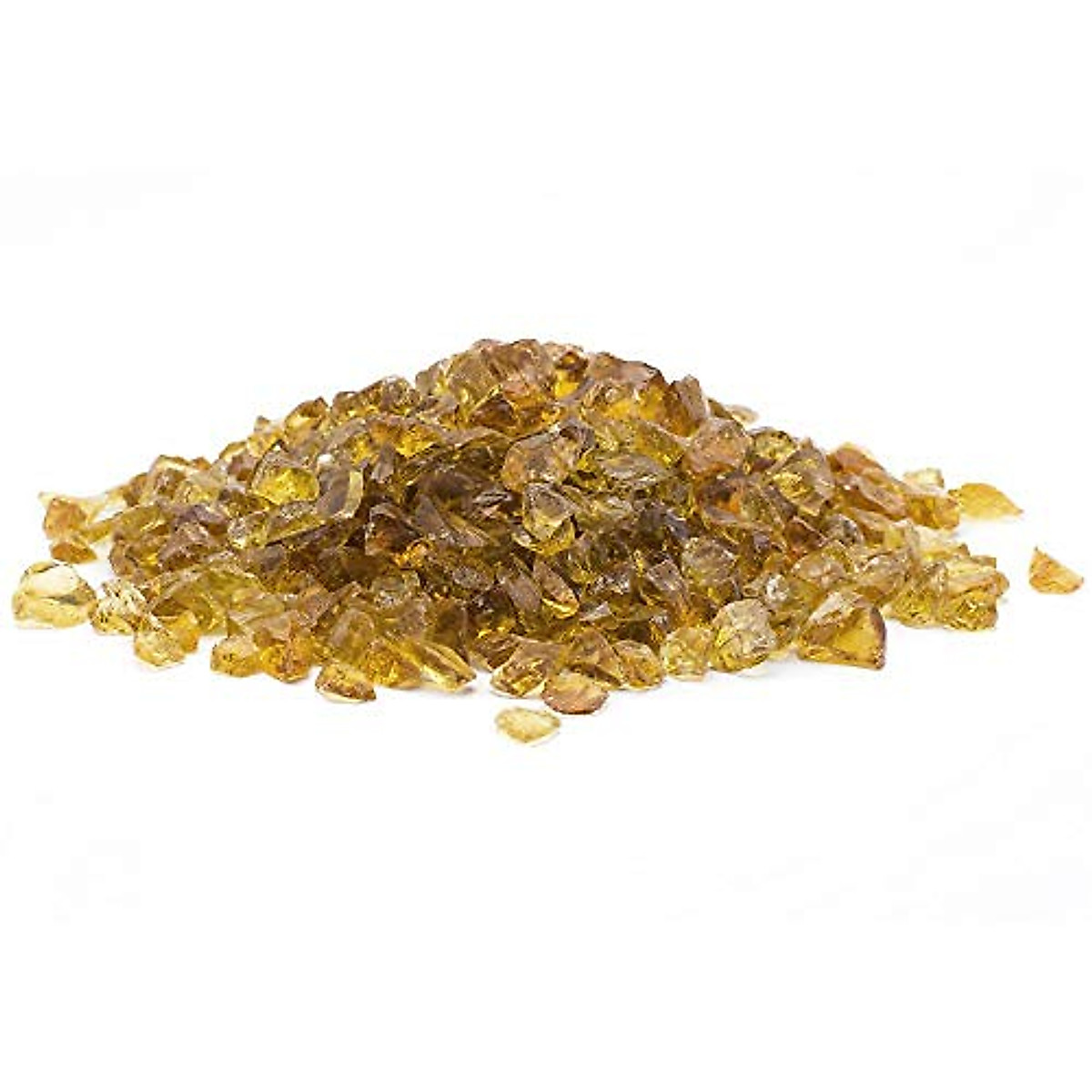 Margo Garden Products 1/2" 10lbs Dragon Glass, 10 lb, Chestnut