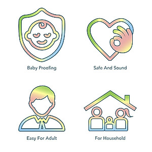 Heart of Tafiti Door Knob Covers & Door Lever Locks, Child Safety Locks for Doors. Baby Toddler Proof (Also Safe for People Suffering from Dementia