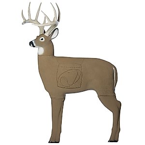 GLENDEL Buck 3D Archery Target with Replaceable Insert Core, GlenDel Buck w/4-sided Insert, Brown