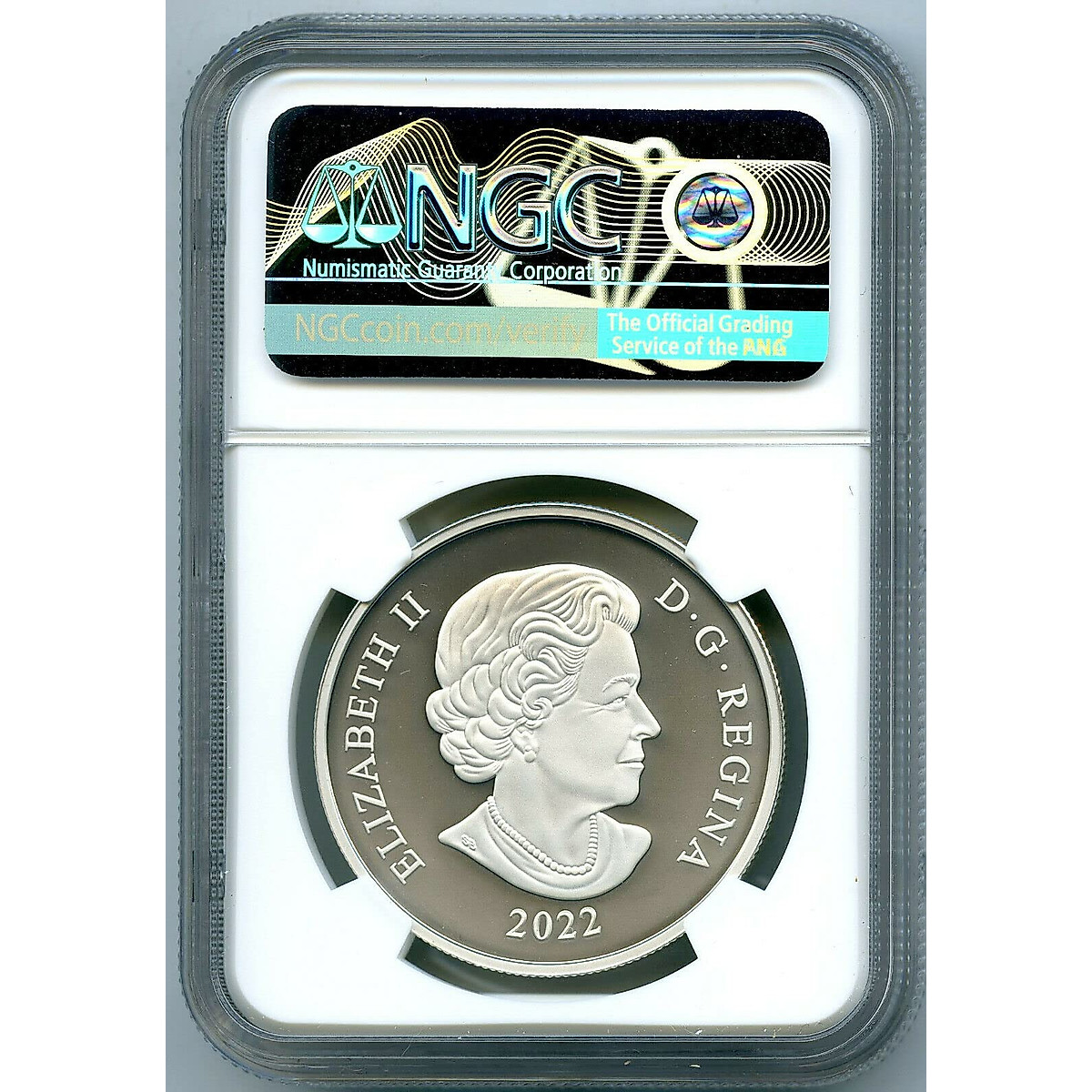 2022 CA CANADA QUEEN ELIZABETH II QEII DIAMOND DIADEM FIRST RELEASES SILVER PROOF COIN $20 NGC PF70