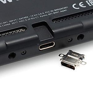 Deal4GO Replacement Type-C Charging Port USB-C Charger Socket Jack for Nintendo Switch Console
