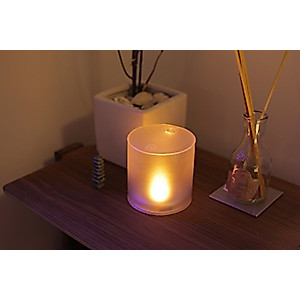 MPOWERD Luci Candle: Solar Inflatable Light, Get Peace of Mind That Traditional Candles Cannot Give, Glowing Amber Candle Flicker That Lasts Up to 18 Hours, No Batteries Needed, Waterproof