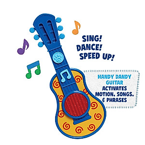 Blue’s Clues & You! Dance-Along 12-inch Blue Plush Stuffed Animal, Guitar Plays Music from the Show, Dog