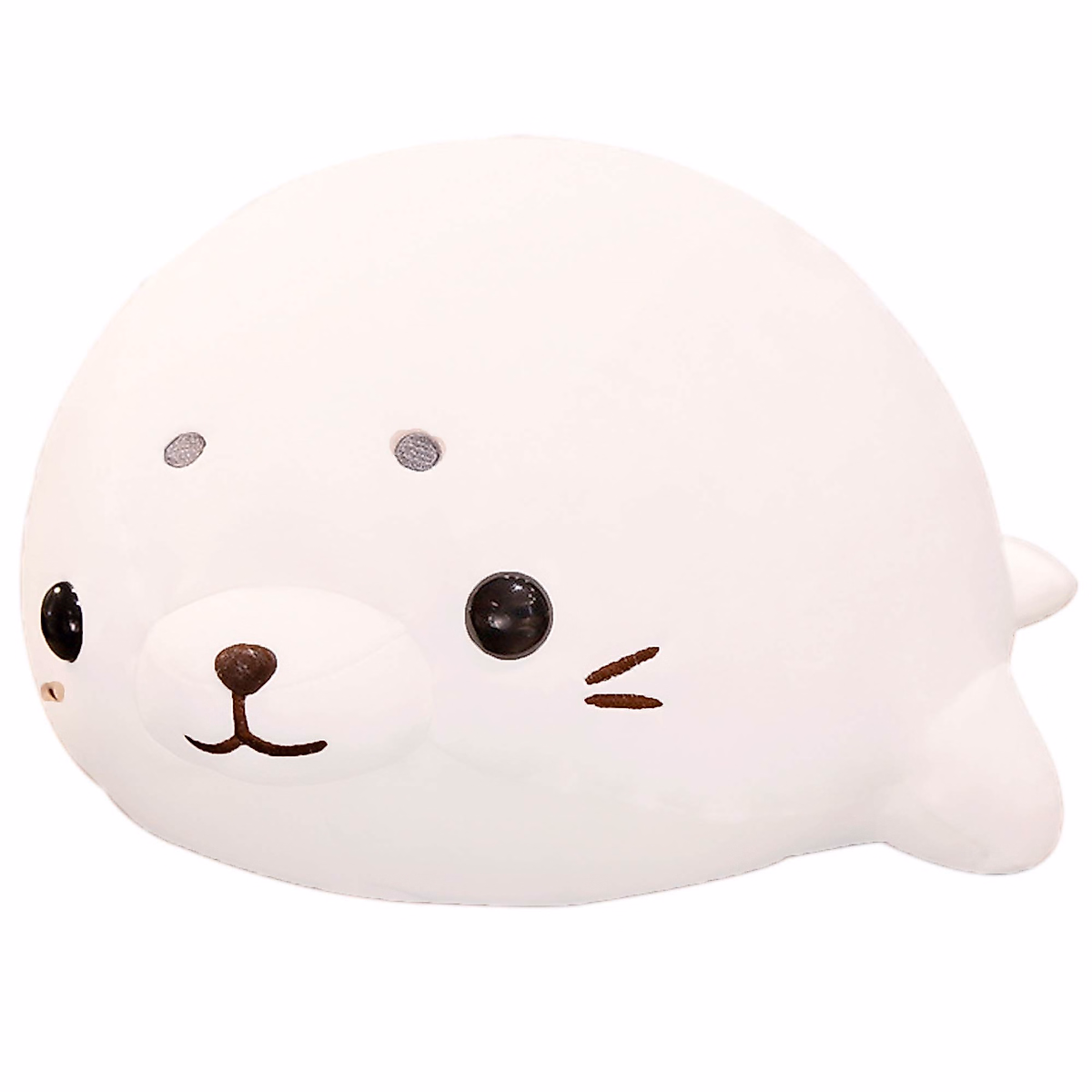 CAZOYEE Soft Seal Plush,Cute Seal Stuffed Animal,Chubby Snuggle Seal Sea Animal Plush Pillow,Cuddly Gift for Kids Children Baby Girls Boys Toddlers,Creative Plush Seal Decoration,19.6”