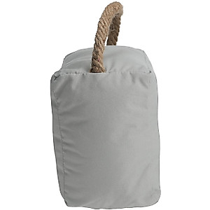 Pavilion Gift Company 72155 Cat Door Stopper, 5 by 6-Inch, Grey, White