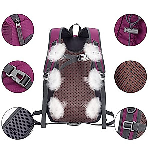 ONETOALL Cycling Backpack, Waterproof Bike Backpacks, 20L Small Hiking Travel Backpack Lightweight Daypacks for Men Women