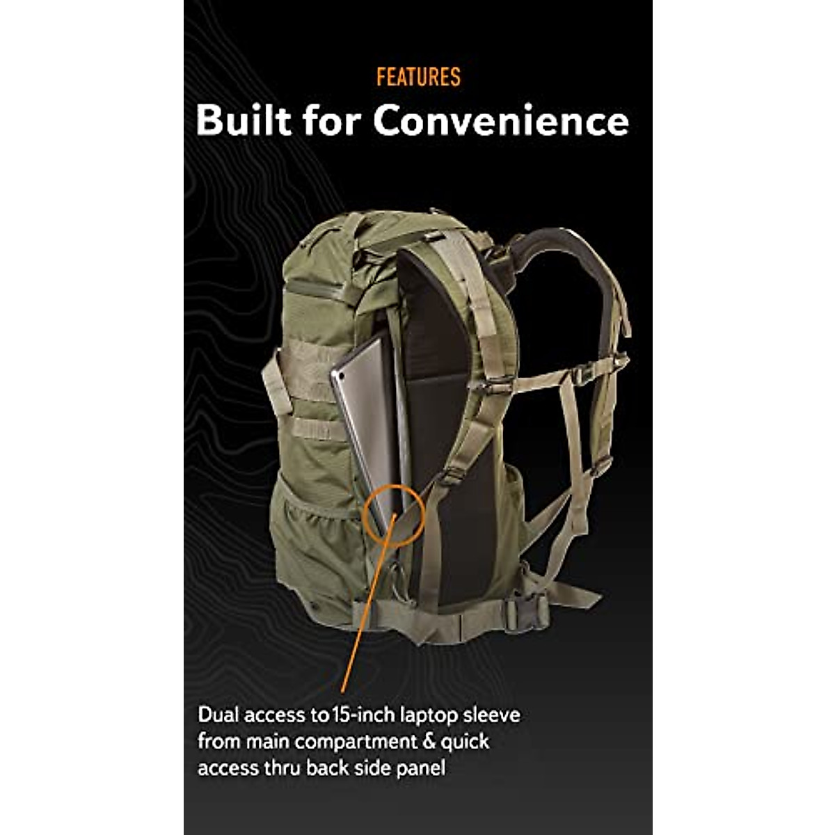 Mystery Ranch 2 Day Backpack - Tactical Daypack Molle Hiking Packs, Forest, L/XL