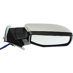 Kool Vue Passenger Side Power Heated Mirror for Chevrolet Tahoe Suburban GMC Yukon Yukon XL 2015-2020 Manual Fold Without Signal Light, Blind Spot, Memory, Puddle Lamp & Auto-Dimming Chrome