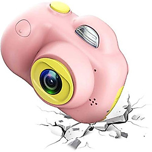 LKYBOA Kids Toys Camera Girls Boys Compact Cameras for Children Best Gift for 5-10 Year Old Boy Girl 8MP HD Video Camera Creative Gifts (Color : Pink)