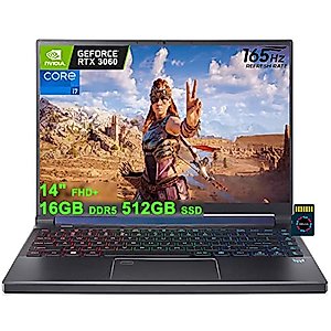 Acer Predator Triton 300 SE 14 Gaming Laptop | 14" FHD+ 165Hz | 12th Gen Intel 14-Core i7-12700H | 16GB DDR5 512GB SSD | GeForce RTX3060 6GB | Backlit Thunderbolt Fingerprint Win11 + 32GB MicroSD Card