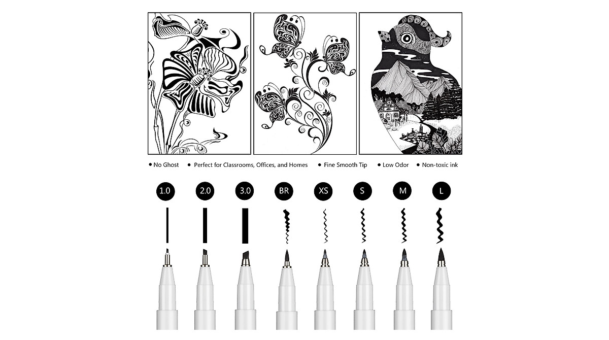 SFAIH Calligraphy Pen Set - 8 Versatile Nibs for Beginners & Artists