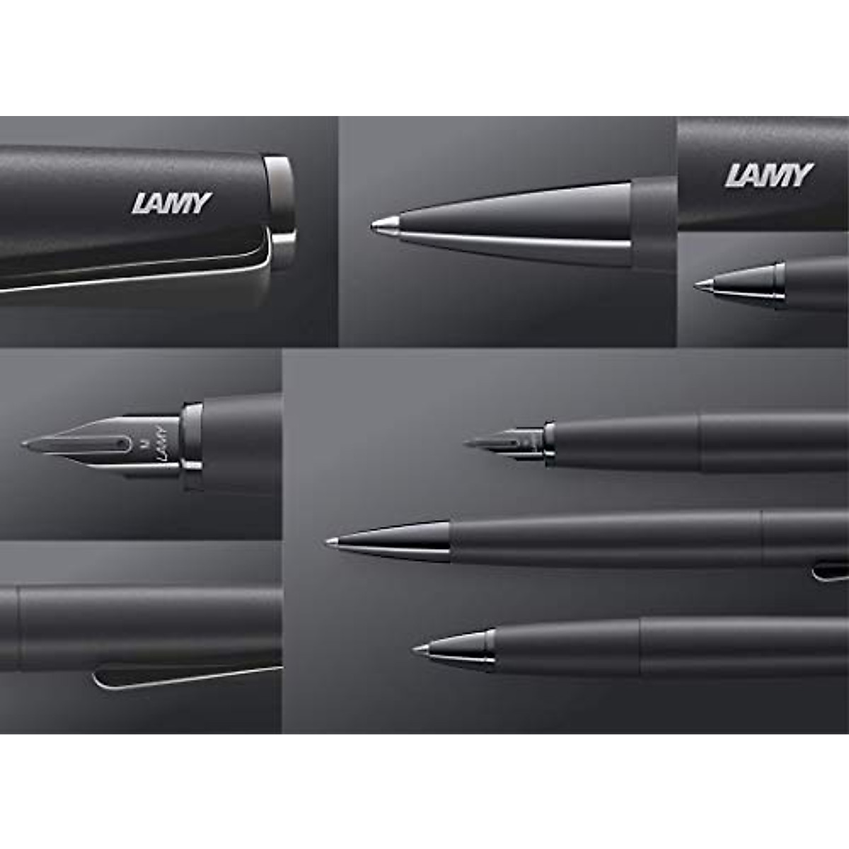 Lamy Studio Lx Fountain Pen 066 - All Black - Fine Nib