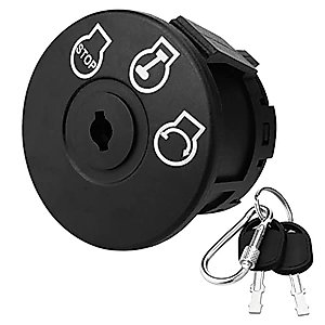 Tecreddy Ignition Switch 3 Position with Key for Cub Cadet, Troy-Bilt, MTD, Craftsman, Husqvarna, Delta, JD Riding Lawn Mower 925-04228, 725-04228