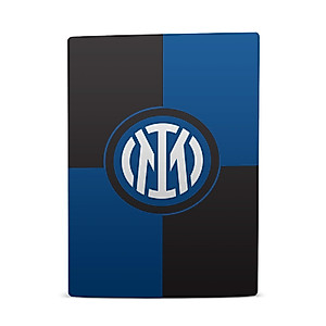 Head Case Designs Officially Licensed Inter Milan Flag Badge Vinyl Faceplate Sticker Gaming Skin Decal Cover Compatible With Sony PlayStation 5 PS5 Digital Edition Console
