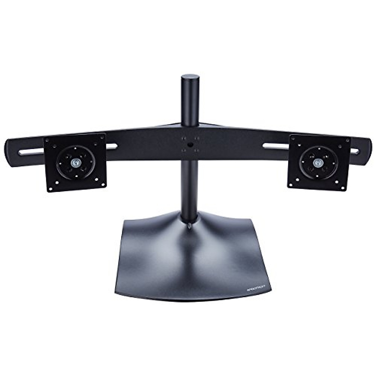 Ergotron DS100 Dual-Monitor Desk Stand, Horizontal, Black