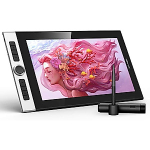 XPPen Innovator 16 Pen Display 15.6 Inch Drawing Monitor Full-Laminated Technology Graphics Monitor with Tilt Support Passive Pen and 8 Customizable Shortcut Keys(Supports 92% Adobe RGB Color Gamut)