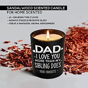 Gifts for Dad on Father's Day from Daughters, Son, Kids - Father's Day Gift - Dad Gifts - Dad Birthday Gift - Birthday Gift for Dad, Meaningful Fathers Day Present for Dad - Soy Wax 7.8 oz