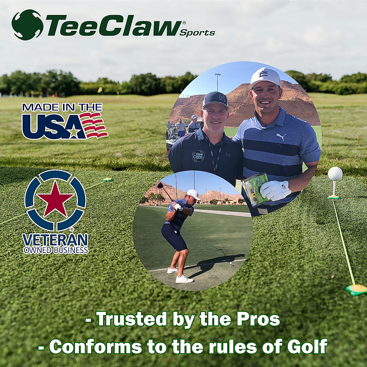 Tee Claw Training Aid for Golf, Baseball, Softball - Universal Fit Golf Tee Holder, Versatile Multisports Training Equipment, Multifunctional Kit for Practicing Skills, Fit for All Baseball Positions