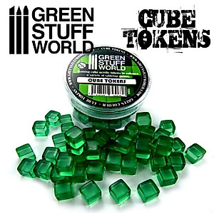 Green Stuff World Green Cube Tokens 1564