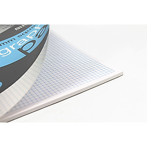 Silvine A4 Professional Graph Pad. 50 Sheets of Quality 90gsm Paper, Printed 5mm Squares. Ref A4GPX