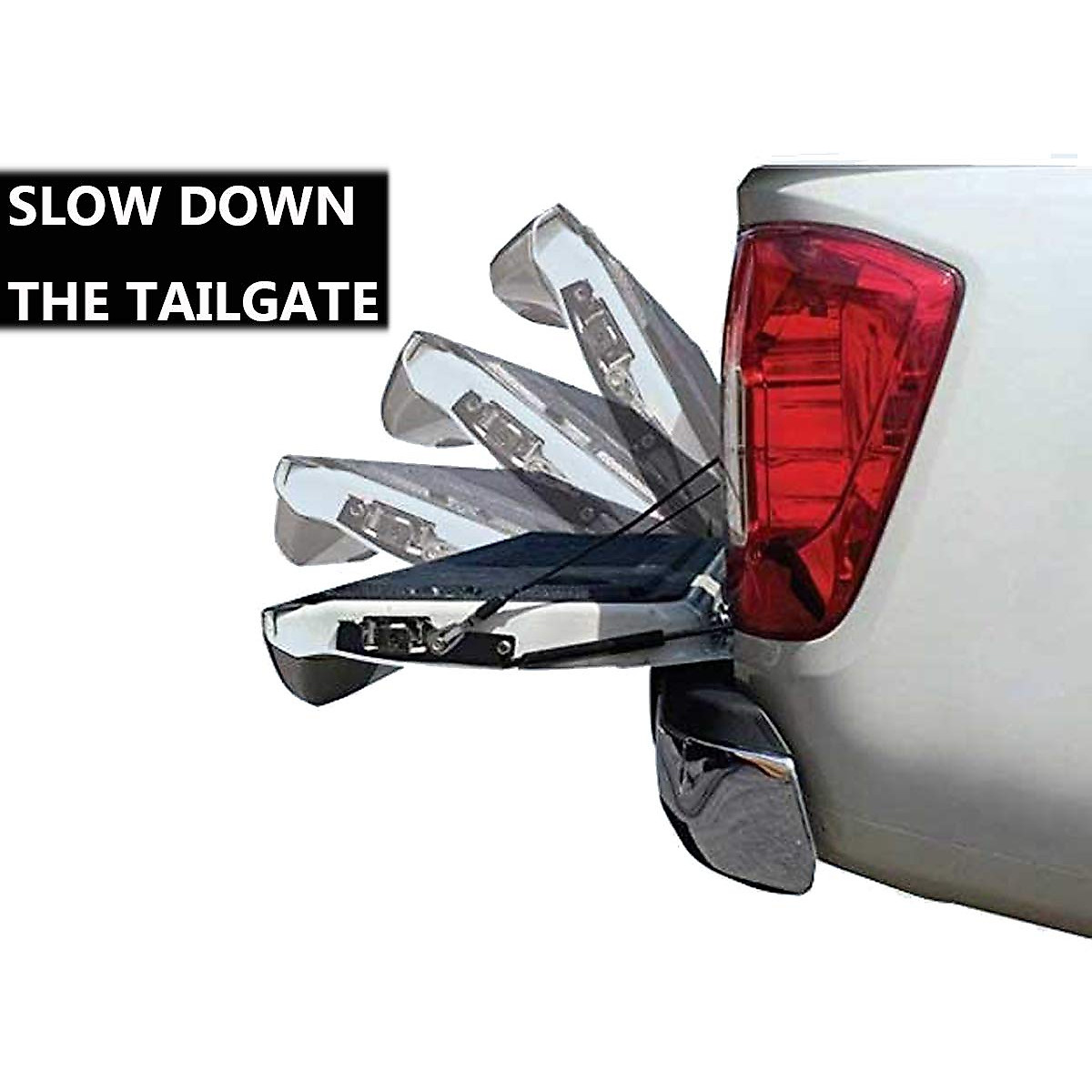 Ranger Tailgate Assist Shock Kit for 2019 2020 2021 Ford Ranger Pickup Truck Tailgate Damper EZ Down Lift Strut Accessories