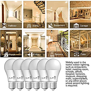AmeriTop A19 LED Light Bulbs- 6 Pack, Efficient 14W(100W Equivalent) 1600 Lumens General Lighting Bulbs, UL Listed, Non-Dimmable, E26 Standard Base (2700K Soft White)