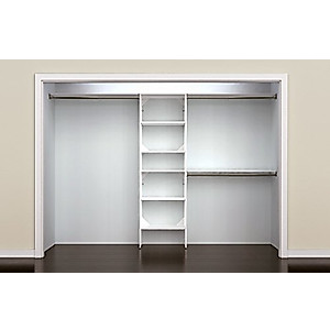 ClosetMaid SuiteSymphony Closet Organizer with Shelves, 25-Inch-Pure White