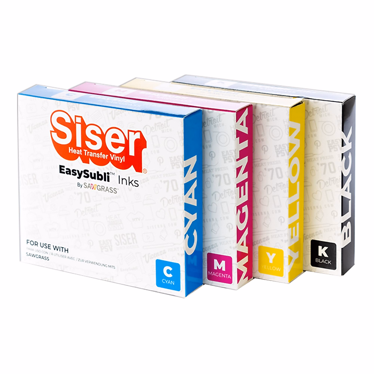 Sawgrass UHD Virtuoso SG500 Sublimation Color Printer Starter Bundle with Paper, Inks, Blanks, Designs