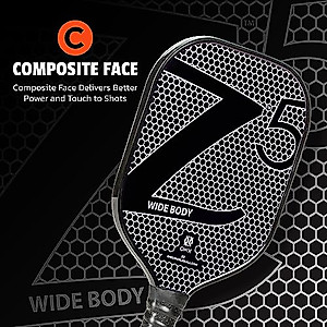 Onix Composite Z5 Pickleball Paddle, Black