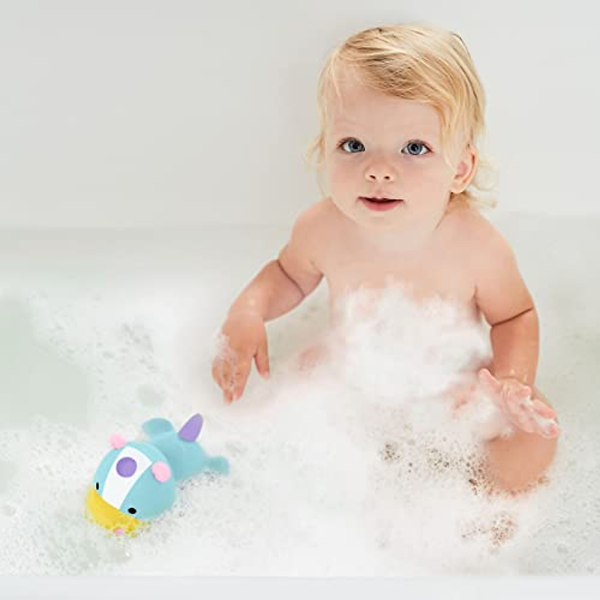 Skip Hop Baby Bath Toy, Zoo Light Up Squeeze Toy, Unicorn