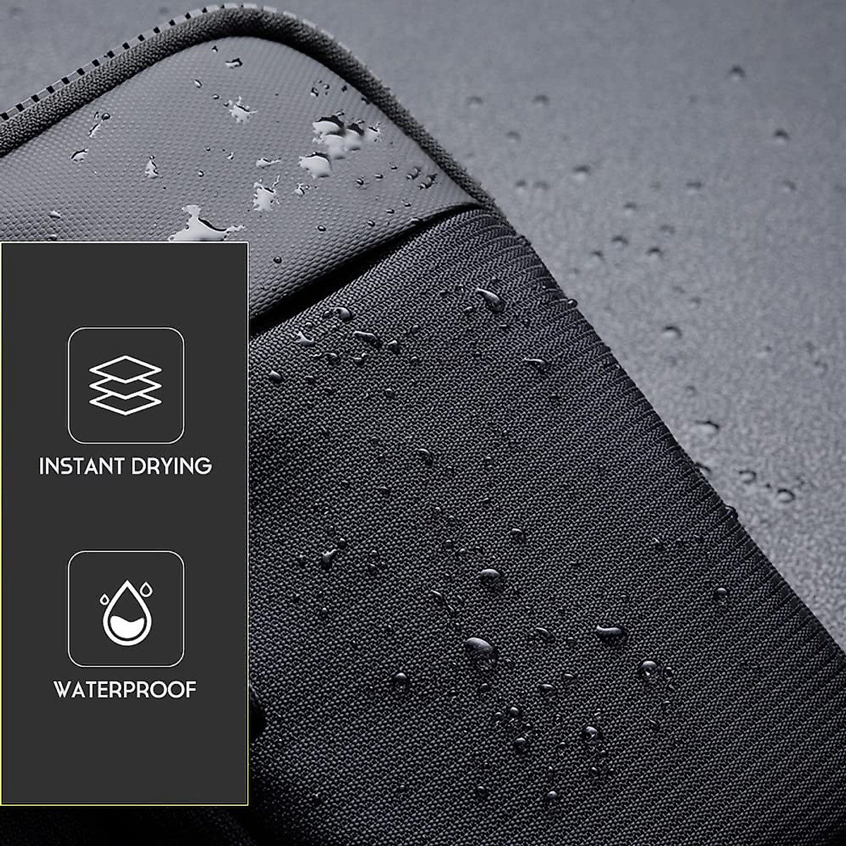 simptech Mini Crossbody Sling Bag Chest Bag Dual Pocket Water Resistant Fanny Pack Running Phone Holder for Men Women Workout Travelling